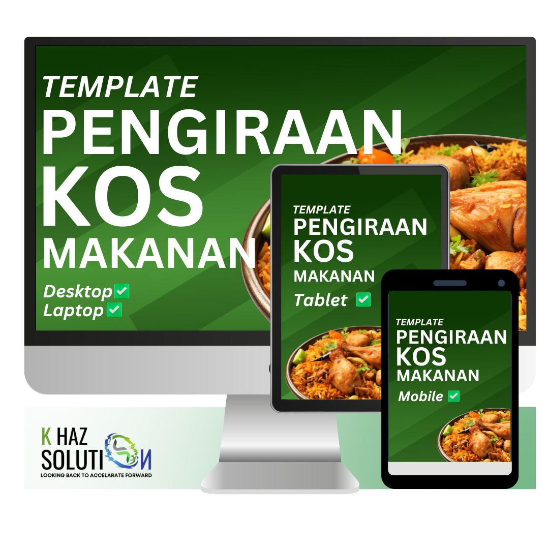 Template Kosting Makanan Usahawan Malaysia - K HAZ SOLUTIONS
